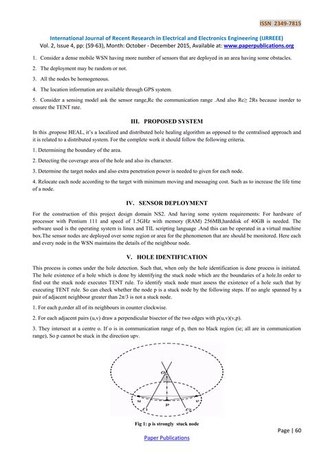 sensor deployment algorithm for hole detection and healing by using