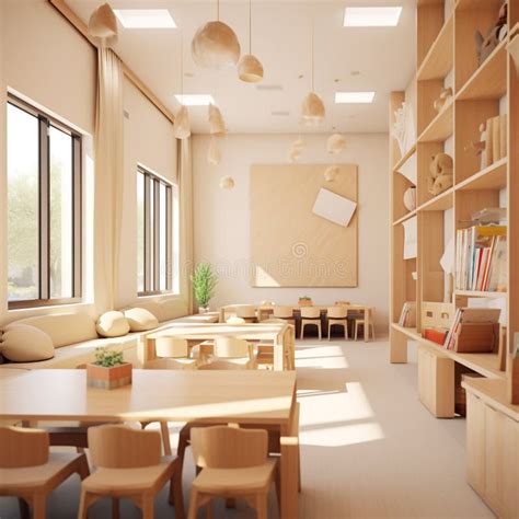 School Classroom Interior Sun Stock Illustrations 66 School Classroom