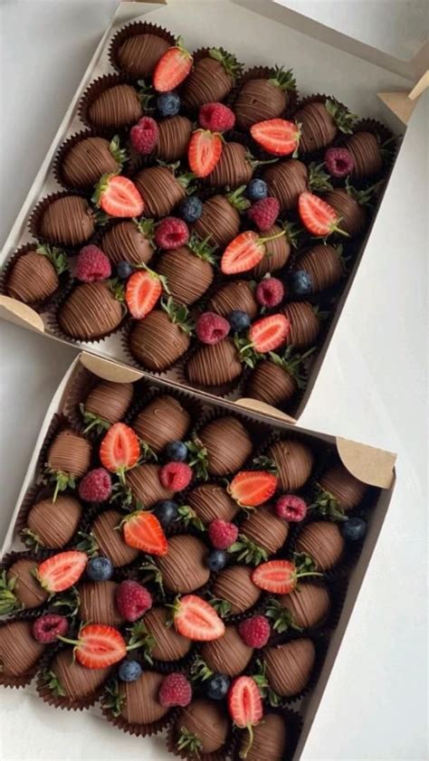 Lækrer Chokoladeovertrukne Jordbær