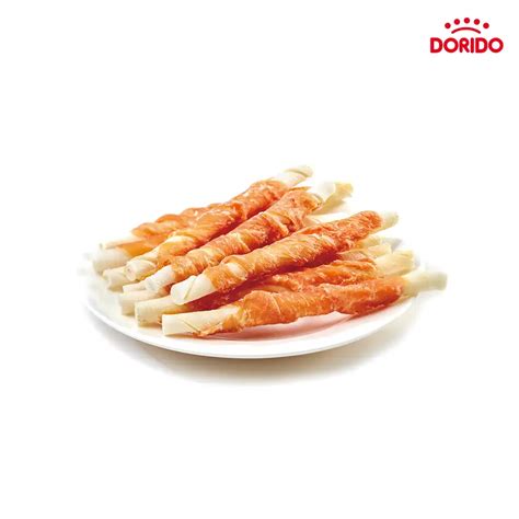 خرید و قیمت تشویقی مدادی سگ ونپی دورپیچ مرغ مدل Wanpy Chicken Jerky