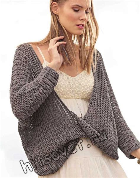 Пуловер единым полотном спицами Модные стили Стиль одежды Пуловер