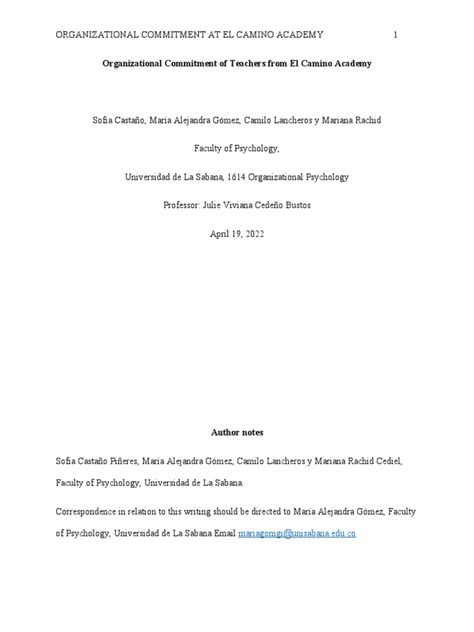 Organizational Commitment Report Pdf Mode Statistics Skewness