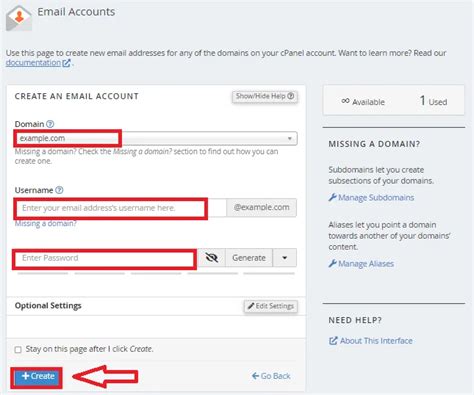 How To Create Remove An Email Account IntoHOST