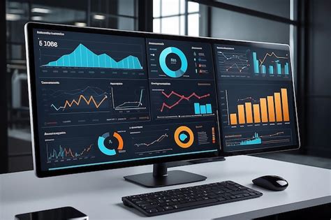 Data Analytics Automated With Ai Technology Big Data Business Analytics Premium Ai Generated Image