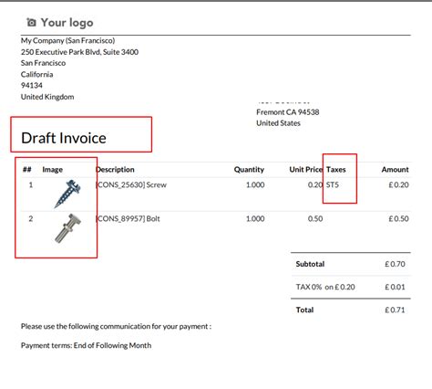 Invoice Product Image Serial Number Tax Remove In Report V9 Store