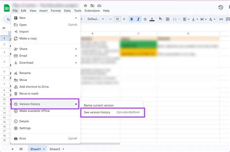 How To See Edit History In Google Sheets Guiding Tech