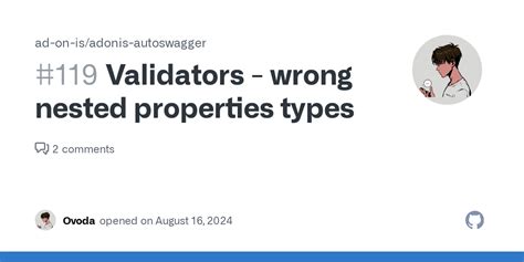 Validators Wrong Nested Properties Types · Issue 119 · Ad On Is