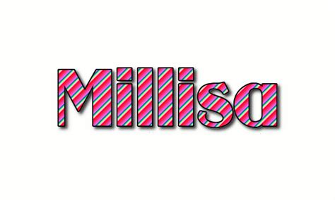 Millisa Logo | Free Name Design Tool from Flaming Text