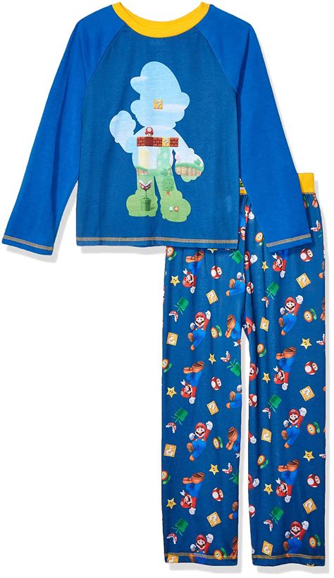مجموعه لباس خواب بزرگ 2 قطعه پسران فوق العاده ماریو