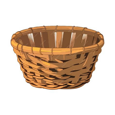 Premium Vector Basket Vector Icon Realistic Vector Icon Isolated On White Background Basket