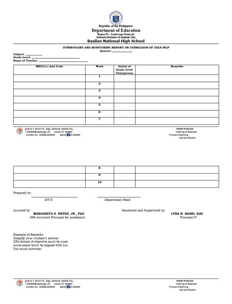 Smr On Submission Of Sdlpwlp Pdf