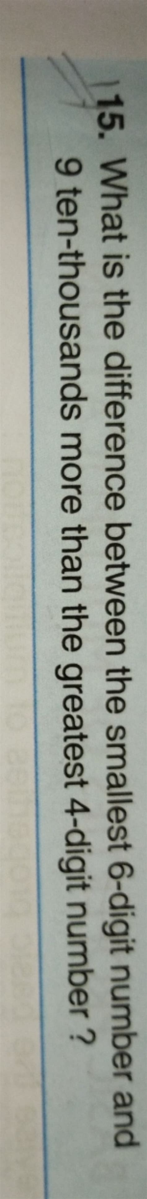 What Is The Difference Between The Smallest Digit Number And Ten Tho