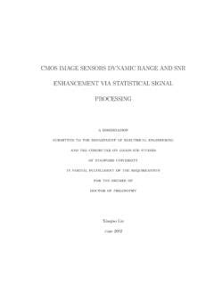 CMOS IMAGE SENSORS DYNAMIC RANGE AND SNR ENHANCEMENT VIA Cmos Image Sensors Dynamic Range