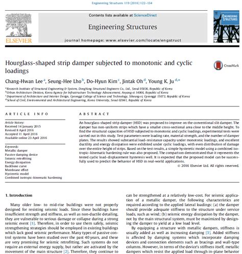 Hourglass Shaped Strip Damper Subjected To Cyclic Loading Abaqus Abaqus Tutorials