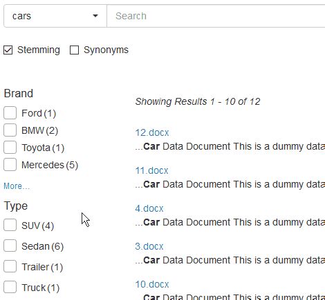 Faceted Search Drill Into Your Search Results Search Cloud One