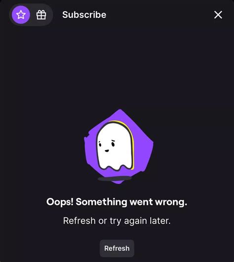 Oops Something Went Wrong When Trying To Subscribe On IOS App Nudes Twitch NUDE PICS ORG