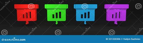 Set Graph Schedule Chart Diagram And Xyz Coordinate System On