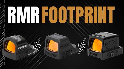 Explaining The Holosun RMR Footprint Lineup YouTube