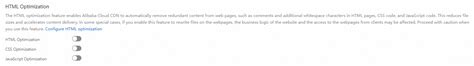 Enable Html Optimization To Remove Redundant Content From Web Pages