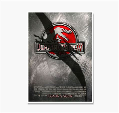 Jurassic Park 3 Poster Jurassic Park Iii 3d Wall Art Raw Finish