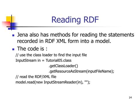 PPT An Introduction To RDF And The Jena RDF API PowerPoint Presentation ID 6544840