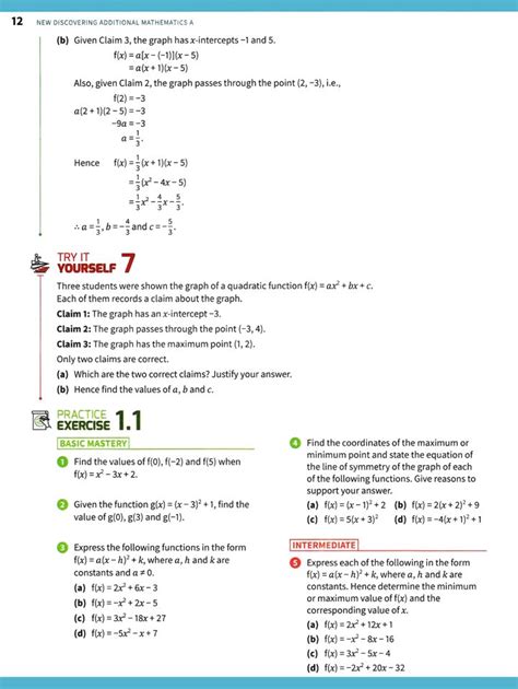 New Discovering Additional Mathematics Textbooks Aandb Osb Education