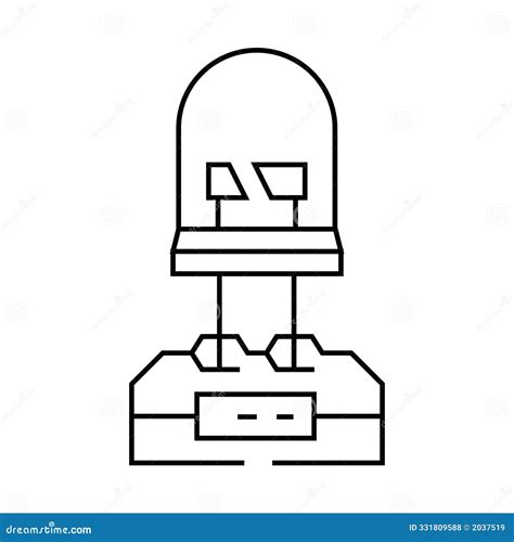 Electronics Line Vector Icons And Signs Electronics Engineering