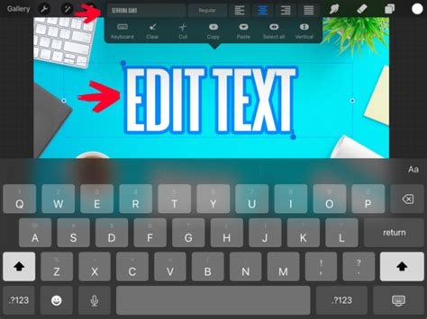 SOLVED How To Edit Text In Procreate Logos By Nick
