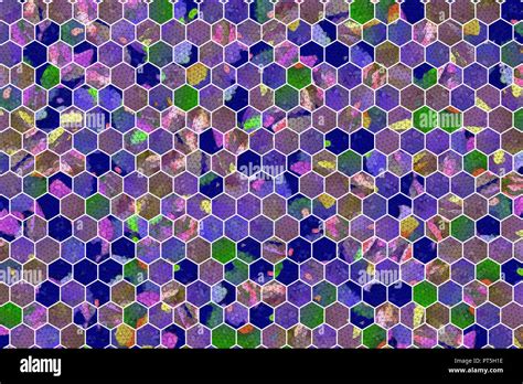 Abstract Conceptual Colorful Pattern Hexagon Strip Good For Web Page Graphic Design Catalog