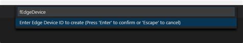 Add IoT Edge Module The Cursor Will Automatically Move To The End Of The Module Name Issue