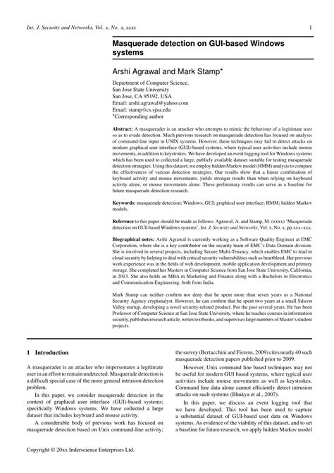 pdf masquerade detection on gui based windows systems