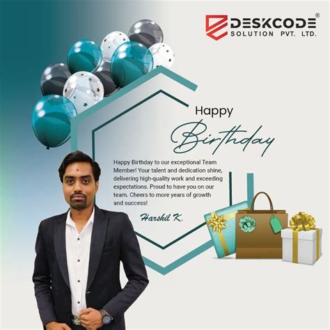 Hbd Enjoyday Newbeging Amazingyear Newjourney Sucess Deskcoder Deskcode Solution Pvt Ltd