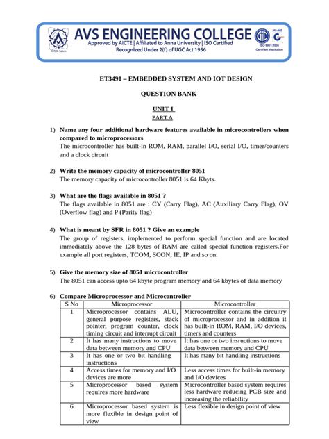 Iot Question Bank Pdf