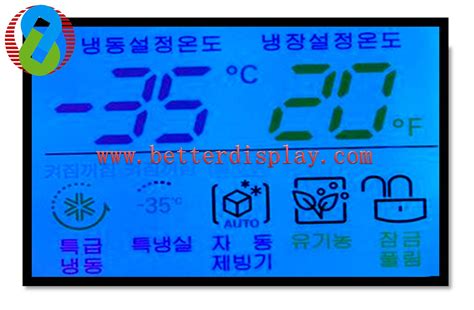 Better Stn Customized Blue Background Lcd Display China Lcd Panel And