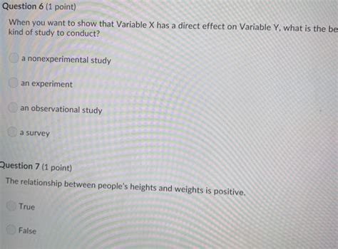 solved question 6 1 point when you want to show that