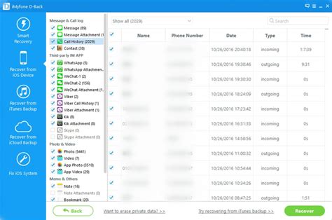 Restore Deleted Call Logs From IPhone Incoming Outgoing And Missed Calls