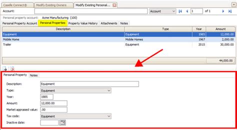 How Do I Update Personal Property