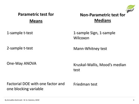 parametric vs non parametric ppt