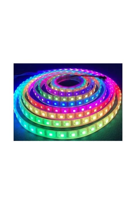 dora led 5v adreslenebilir ws2812b argb pixel Şerit led m 60led 1m