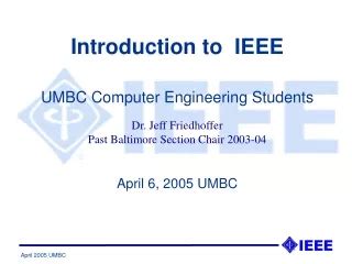 PPT Introduction To IEEE PowerPoint Presentation Free Download ID 3135330