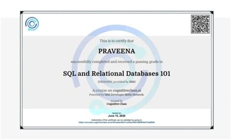 excited to share that i ve successfully completed the sql and