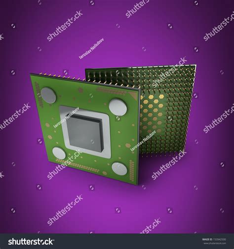 Processor Unit Cpu Concept D Render Stock Illustration Shutterstock