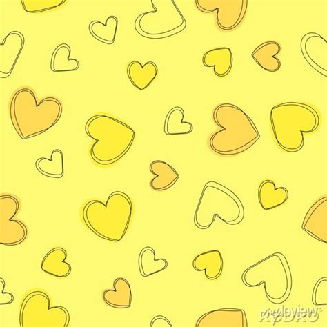 Cute Yellow Pattern Wallpaper