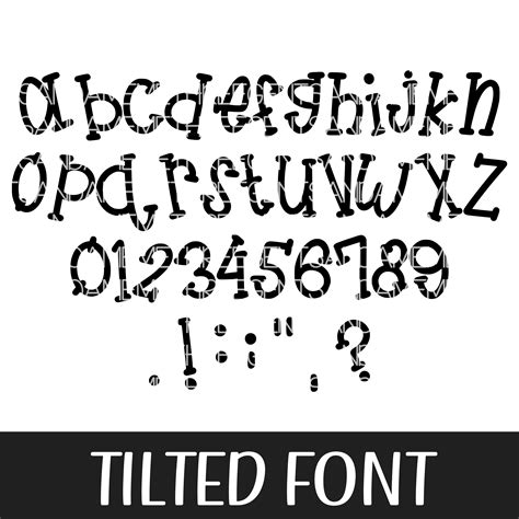 Tilted Font Threegentsandameme