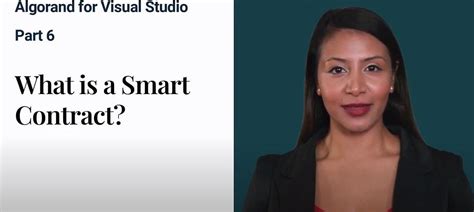 algorand for software architects and developers — part 6 — smart