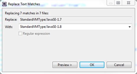 Java How Do Set All Eclipse Projects To Same JVM At Once Stack
