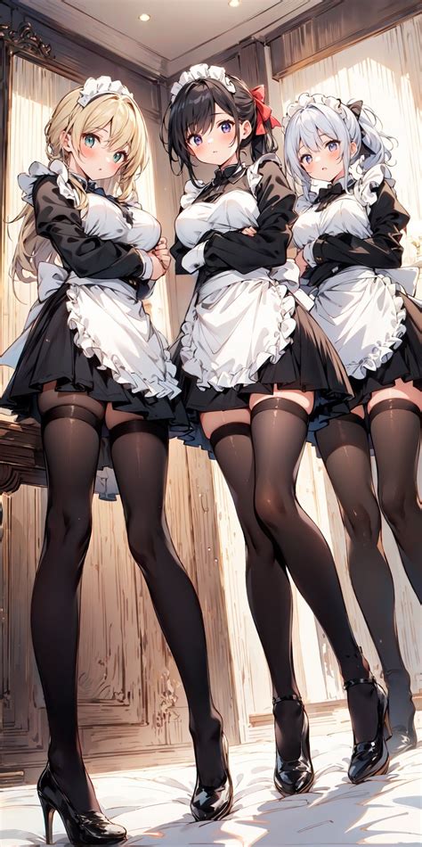 Sirvientas Mejores Amigas Anime Anime Navideño Waifus