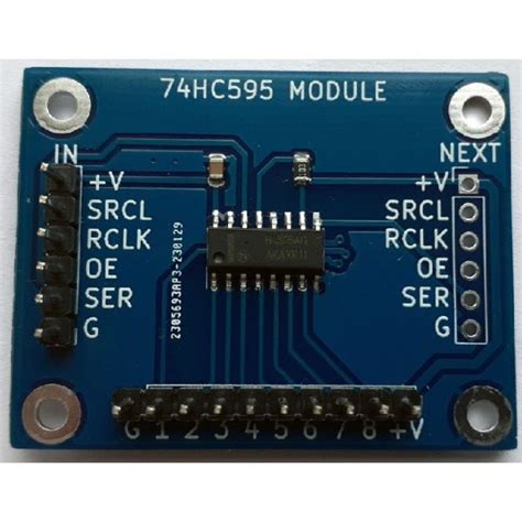 Расширение выходов Arduino с помощью 74hc595 — модуль сдвигового регистра на 8 выходов