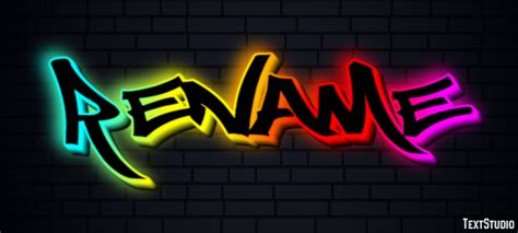 Rename Text Effect And Logo Design Word