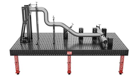 D16 Right Angle Bracket Cyclotron Welding Table